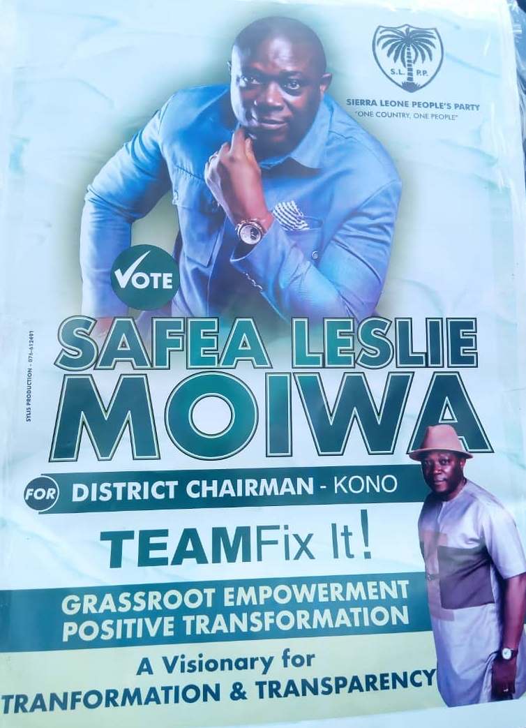 Kono To Get New SLPP District Chairman - Global Times Newspaper