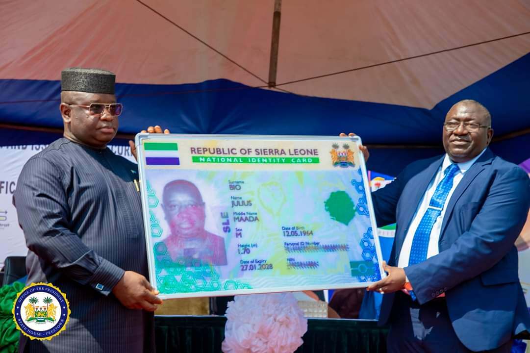 𝐏𝐫𝐞𝐬𝐢𝐝𝐞𝐧𝐭 𝐁𝐢𝐨 𝐋𝐚𝐮𝐧𝐜𝐡𝐞𝐬 𝐅𝐢𝐫𝐬𝐭 𝐒𝐞𝐜𝐮𝐫𝐢𝐭𝐢𝐬𝐞𝐝 𝐈𝐃 𝐂𝐚𝐫𝐝 - Global Times Newspaper